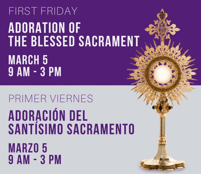 First Friday Adoration - St. Mary