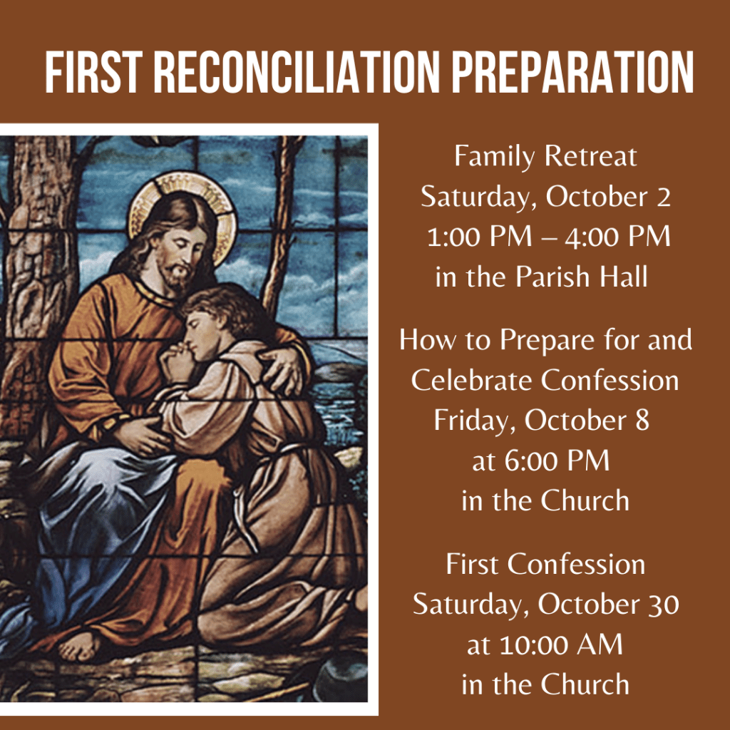 First Reconciliation Preparation - St. Mary