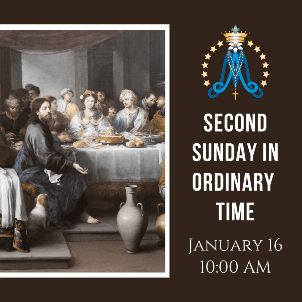Second Sunday in Ordinary Time - St. Mary